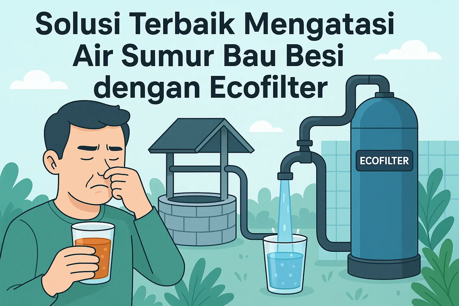 Solusi Terbaik Mengatasi Air Sumur Bau Besi dengan Ecofilter - Filter ...